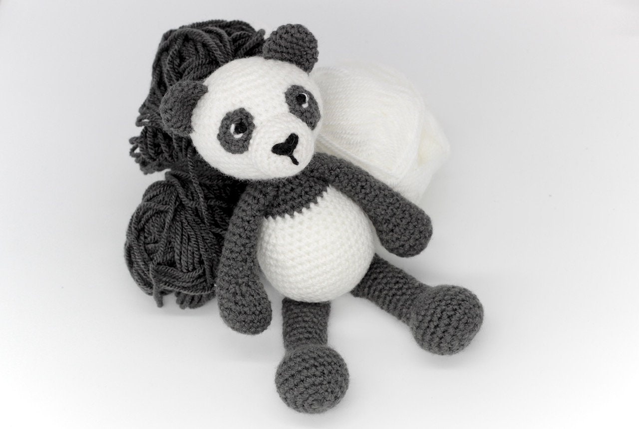 Panda Crochet Pattern PDF Easy Crochet Panda Amigurumi - Etsy UK