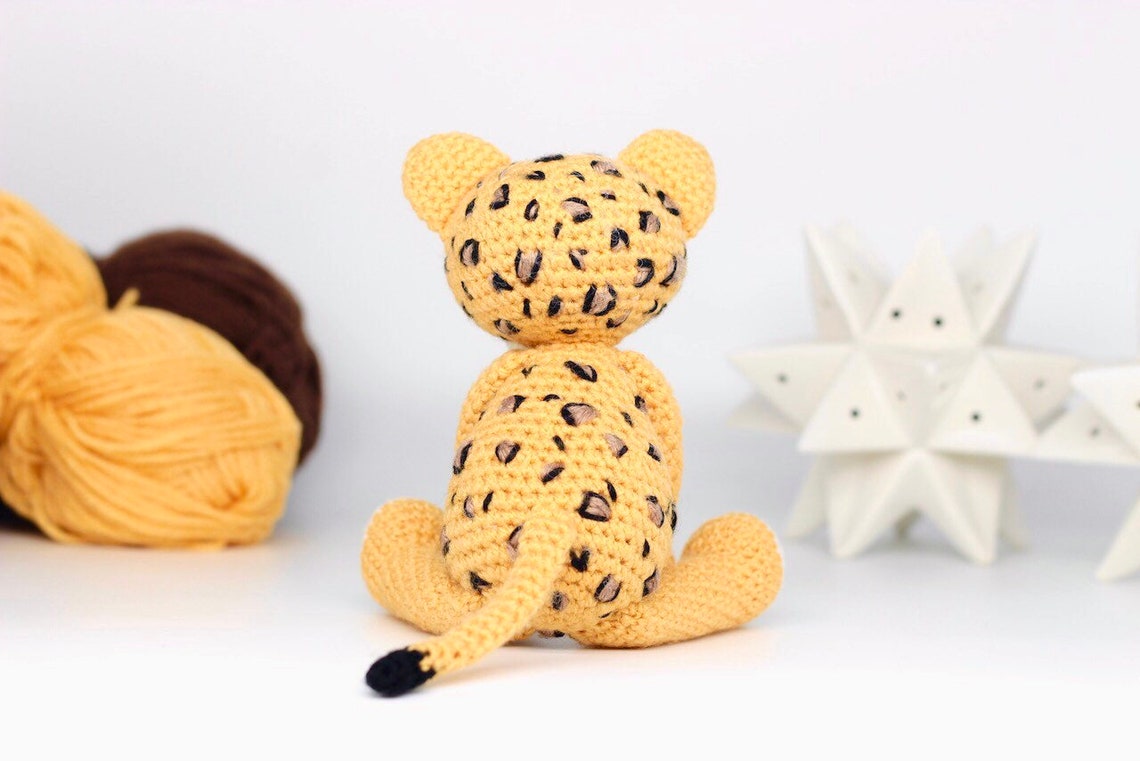 Leopard Crochet Pattern PDF Crochet Leopard Amigurumi | Etsy