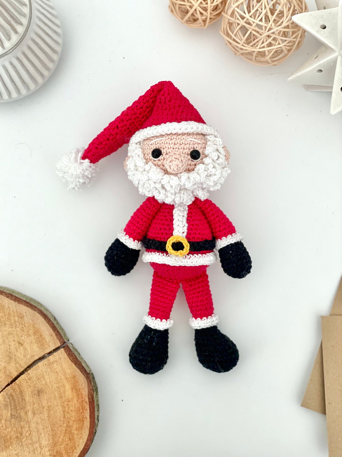 Santa Crochet Pattern PDF Crochet Santa Amigurumi Pattern - Etsy UK