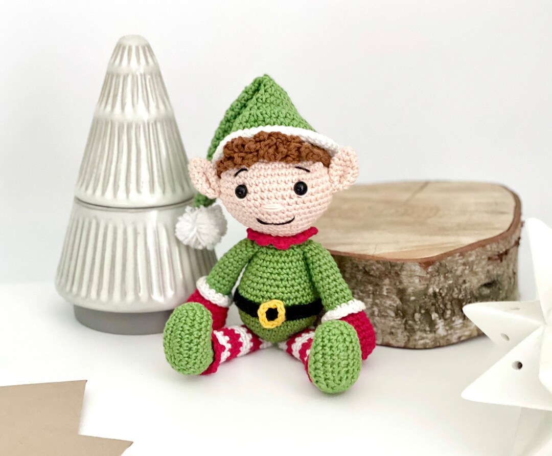 Christmas Elf Crochet Pattern PDF - Christmas Crochet Elf Amigurumi ...