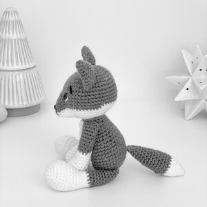 Wolf Crochet Pattern - Easy Crochet Wolf Amigurumi Pattern - Cute Wolf ...