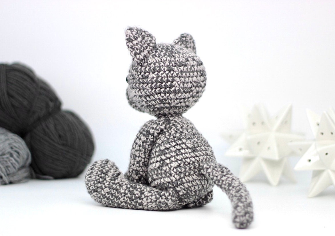 Cat Crochet Pattern PDF Easy Crochet Cat Amigurumi Pattern - Etsy
