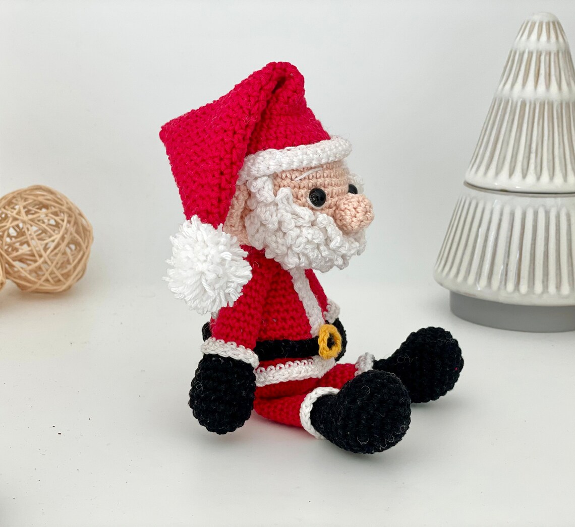 Santa Crochet Pattern PDF Crochet Santa Amigurumi Pattern - Etsy UK