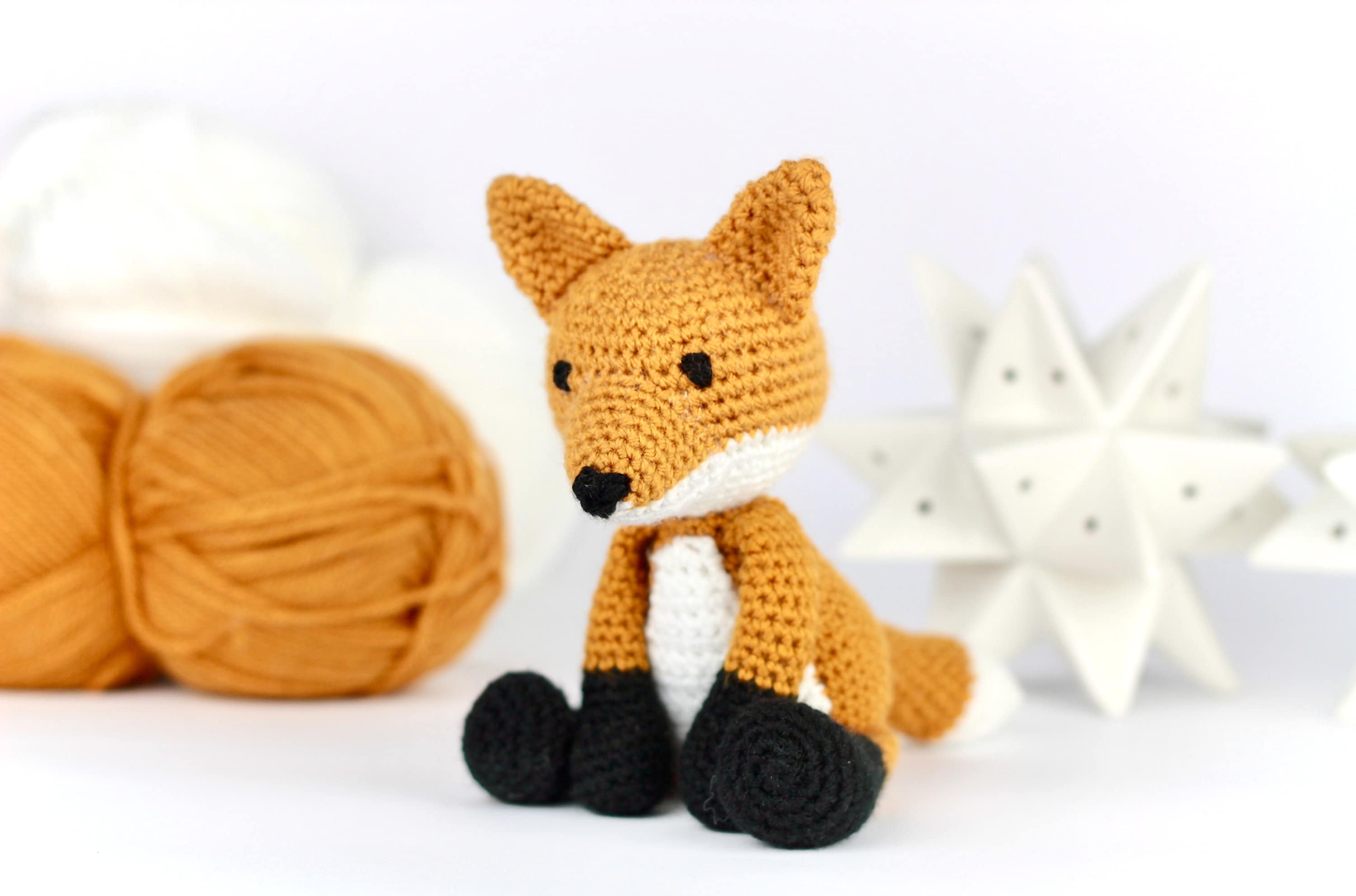 Fox Crochet Pattern PDF Easy Crochet Fox Amigurumi Pattern - Etsy