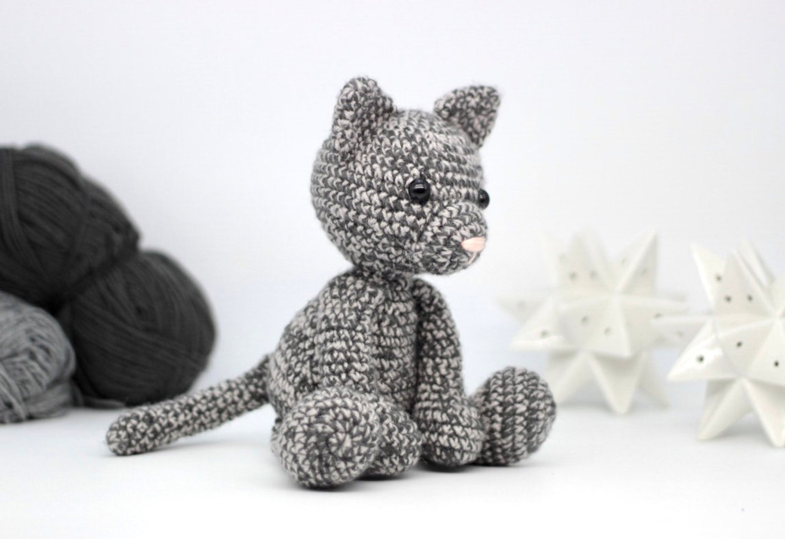 Cat Crochet Pattern PDF Easy Crochet Cat Amigurumi Pattern - Etsy