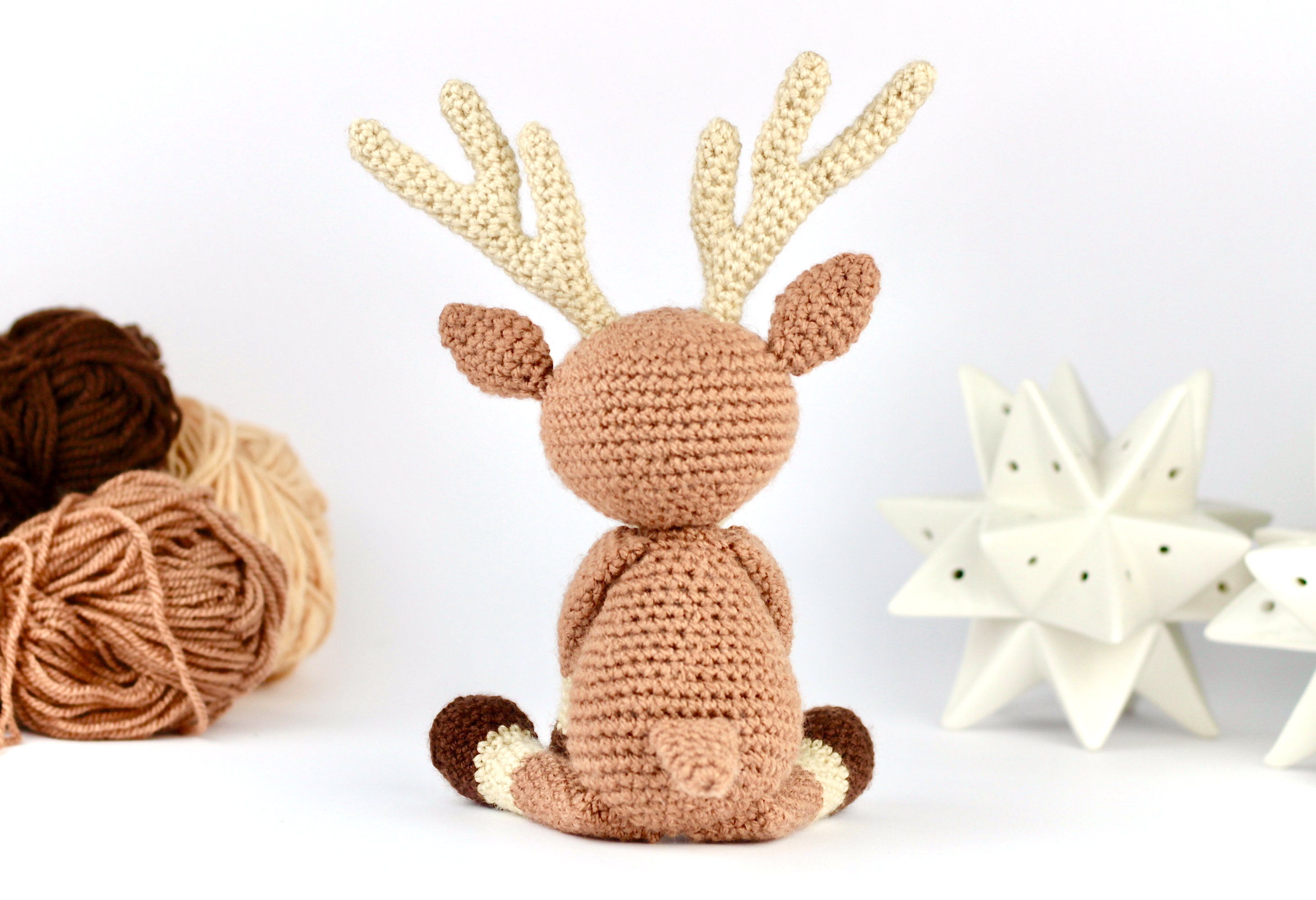 Deer Crochet Pattern Crochet Animal Pattern Crochet Deer - Etsy