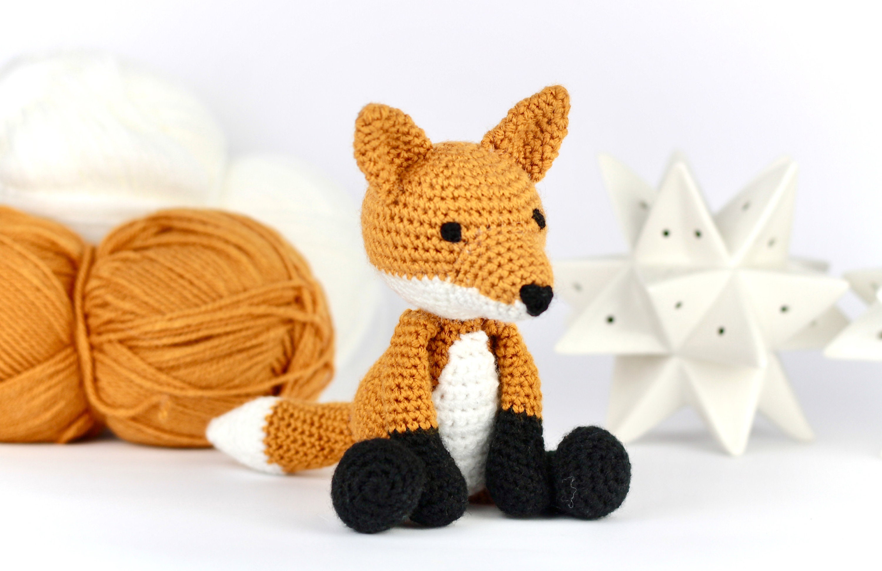 Fox Crochet Pattern PDF Easy Crochet Fox Amigurumi Pattern - Etsy