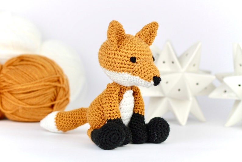 Fox Crochet Pattern PDF Easy Crochet Fox Amigurumi Pattern - Etsy