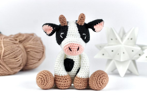 Cow Crochet Pattern PDF Easy Crochet Cow Amigurumi Pattern | Etsy