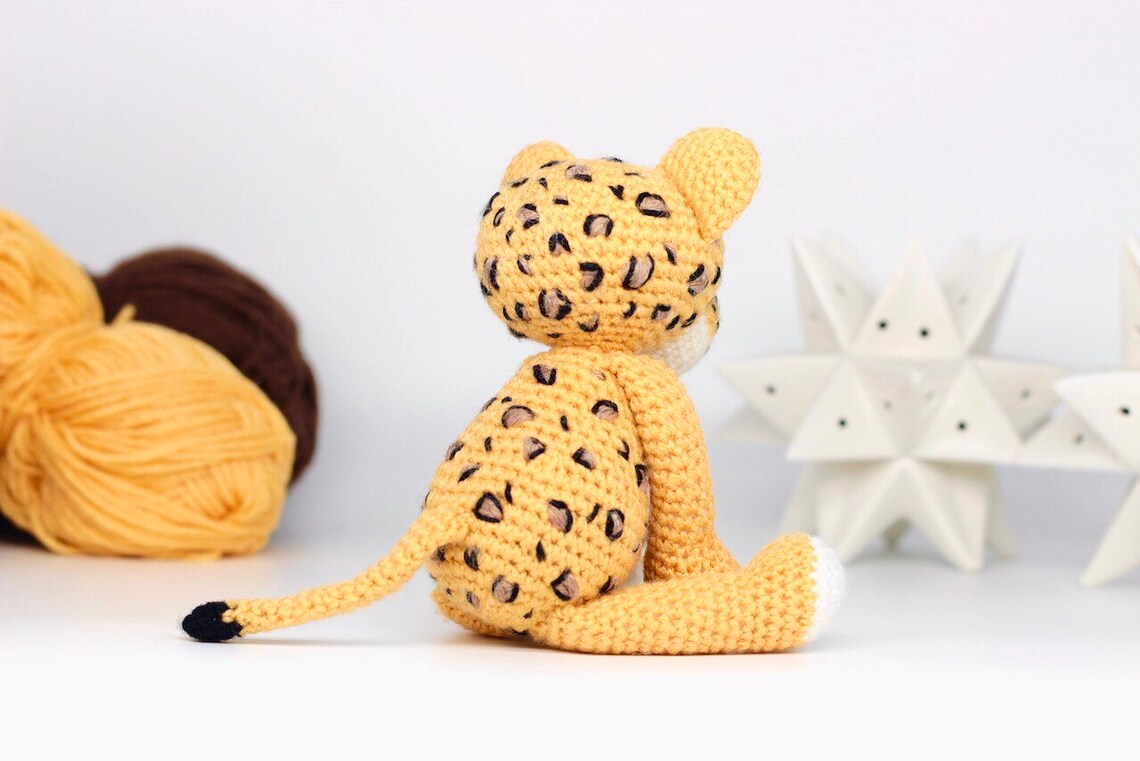 Leopard Crochet Pattern PDF Crochet Leopard Amigurumi | Etsy