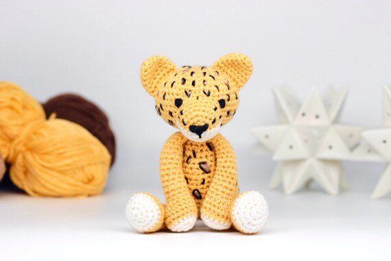 Leopard Crochet Pattern PDF Crochet Leopard Amigurumi | Etsy