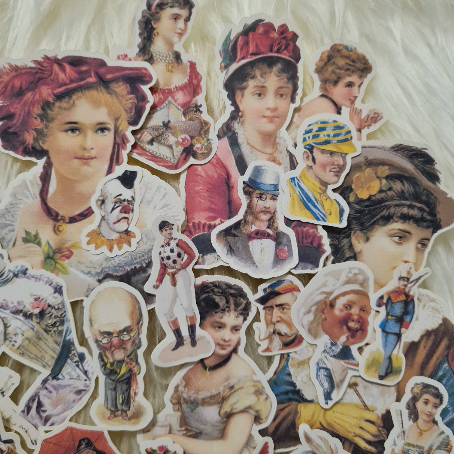 Historical People Stickers/ Vintage Stickers/ Scrapbook/ - Etsy