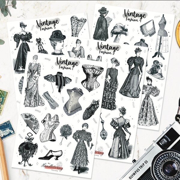 Fashion Stickers - Etsy