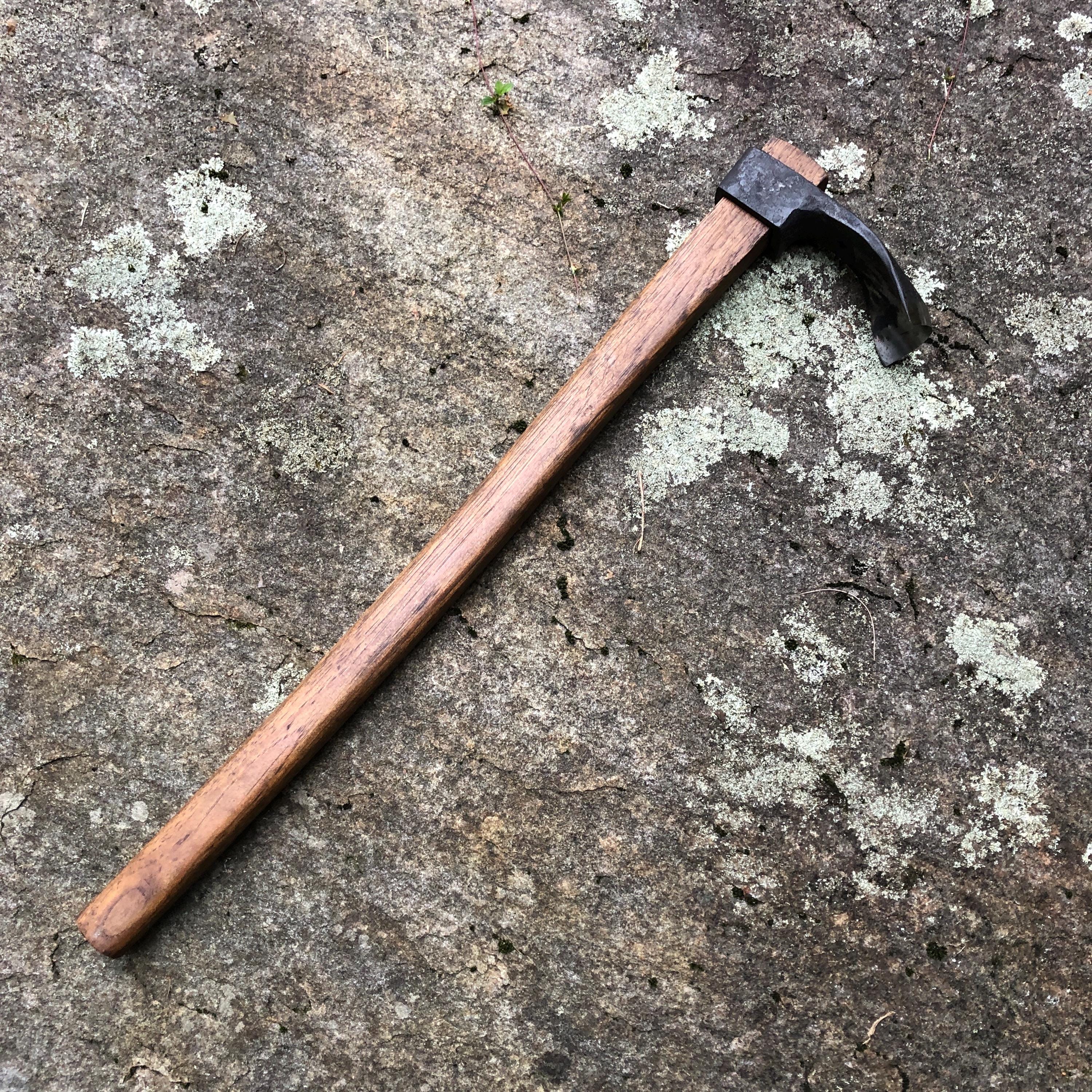 Gutter Adze: Swedish Cope Log Building Tool, Hickory Handle - Etsy