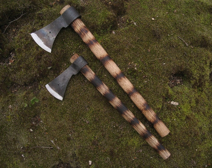 Stone Tomahawk Obisidan - Stone Hatchet - Primitive Tool - Hand Knapped ...