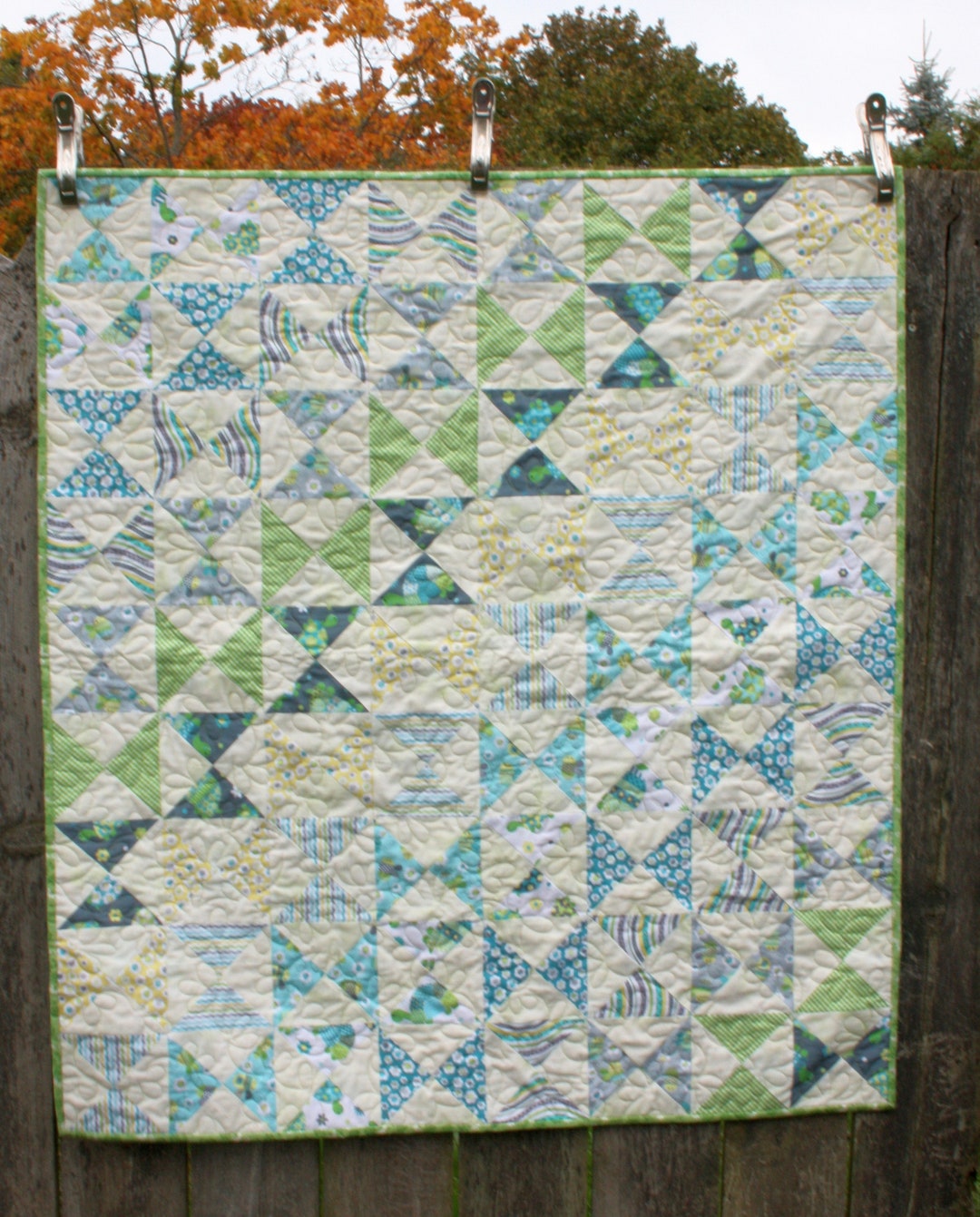 Tiny Turtle Time Baby Quilt - Etsy