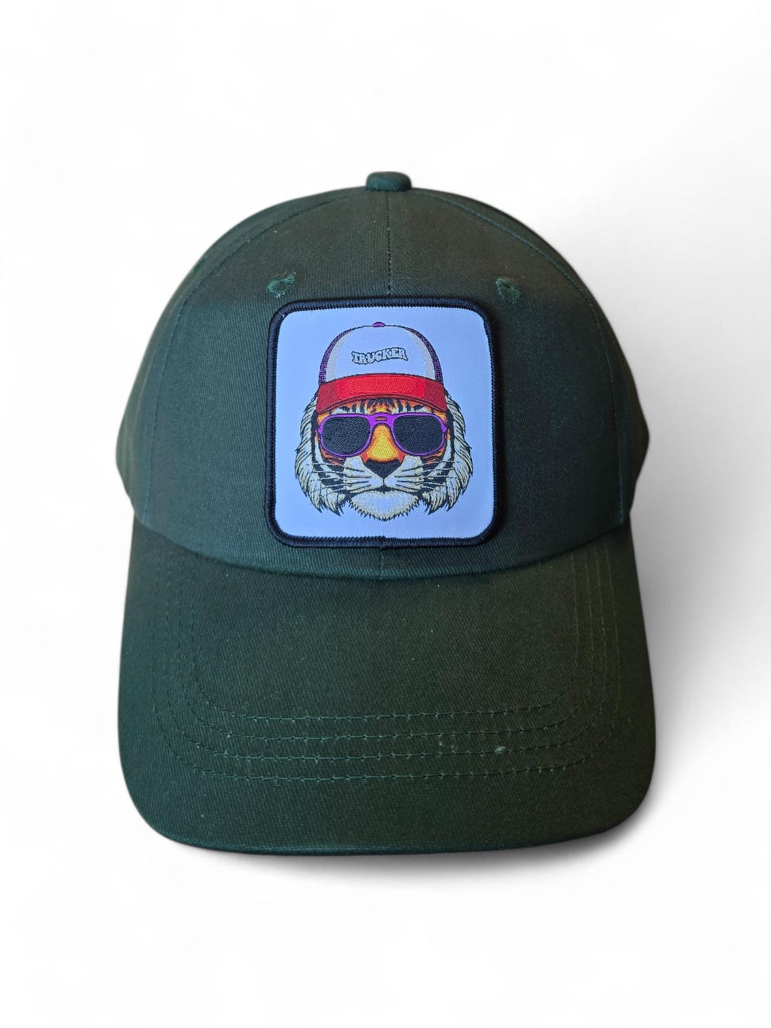 Tiger Dad Hat With Trucker Patch - Etsy