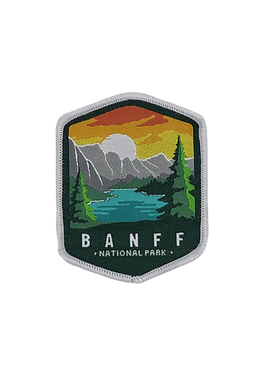 Banff National Park Embroidered Souvenir Patch - Canadian Rockies ...