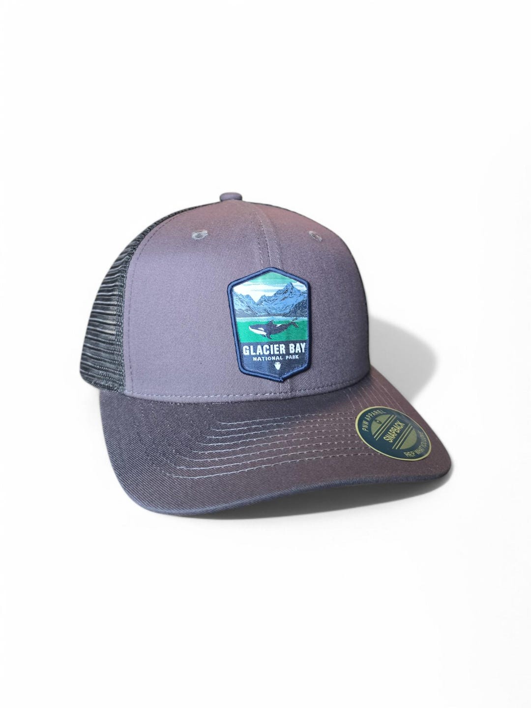 Glacier Bay National Park Alaska Snapback Trucker Hat - Outdoor ...