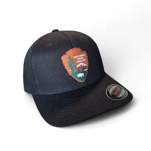 National Park Service Flexfit Hat: Arrowhead Logo Embroidered Cap for ...
