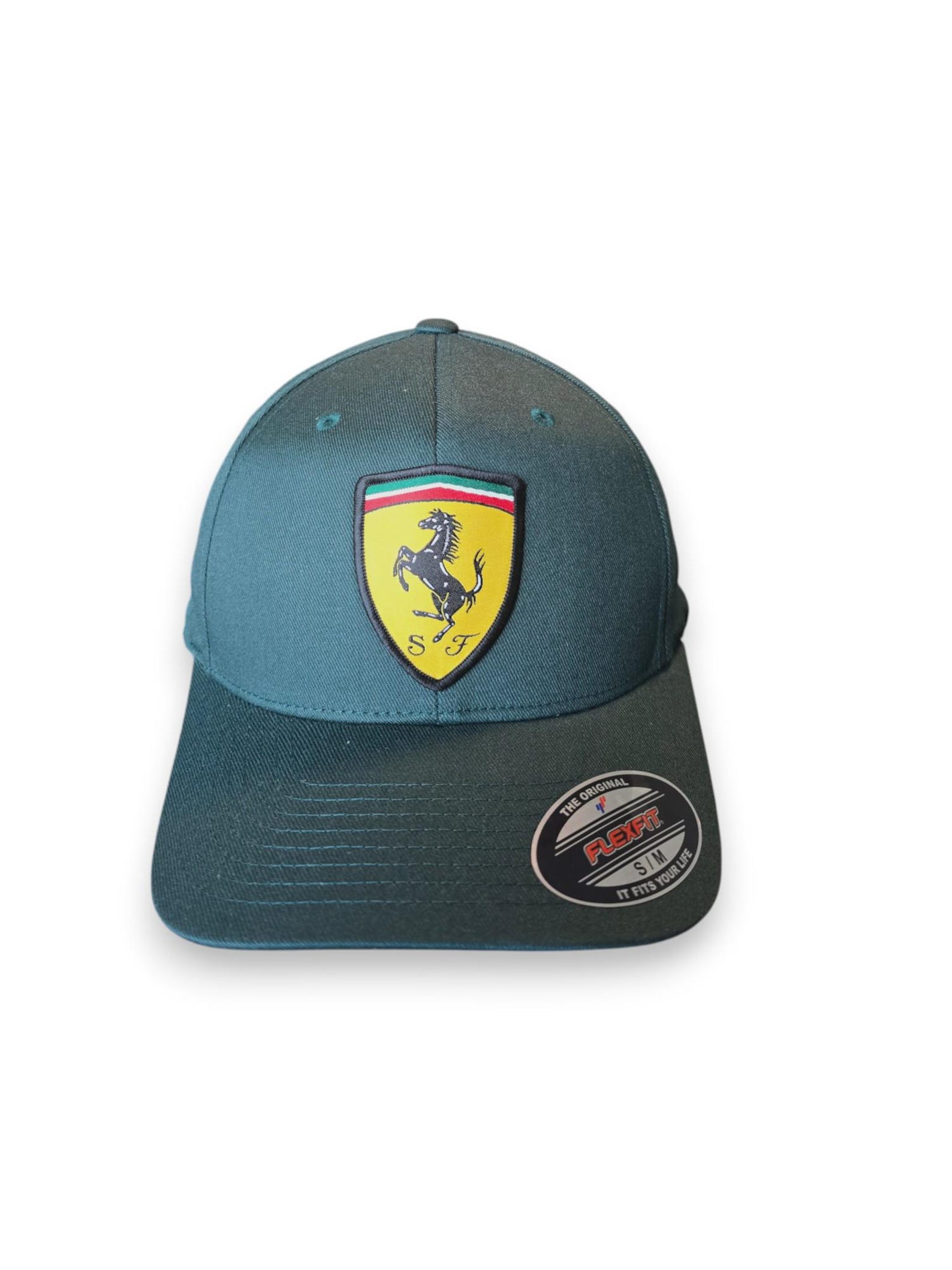 Ferrari Flexfit Hat With Offical Ferrari Woven Patch Badge - Etsy
