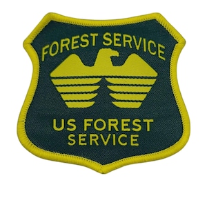 Vintage Forest Service Embroidered Patch - Official USFS Ranger Uniform ...