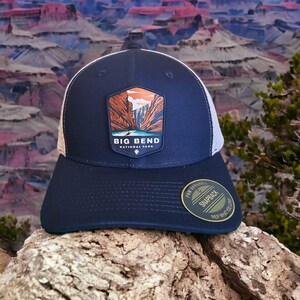 Big Bend National Park Snapback Trucker Hat With Embroidered Patch ...