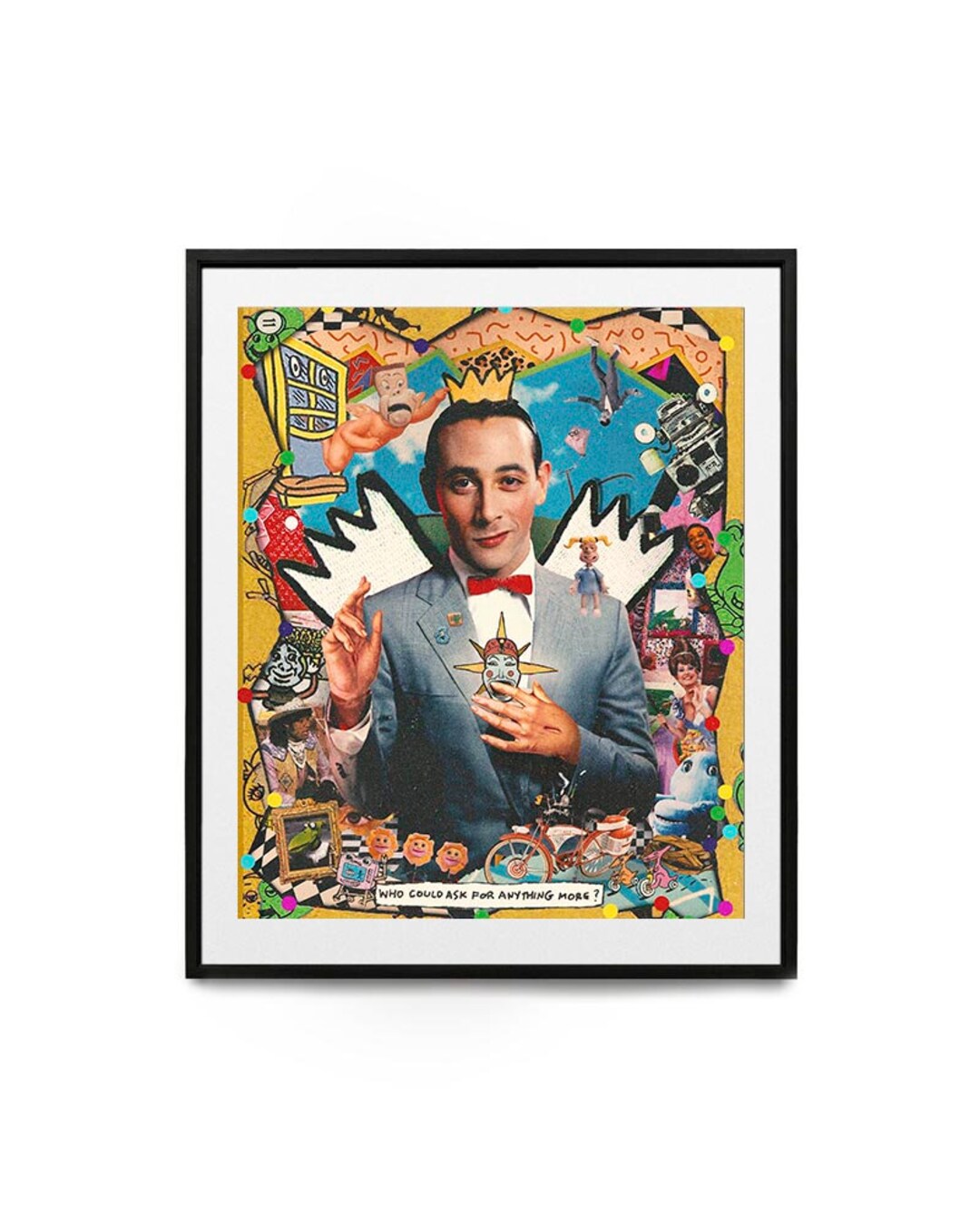 R.i.pee Wee Collage Art Print - Etsy