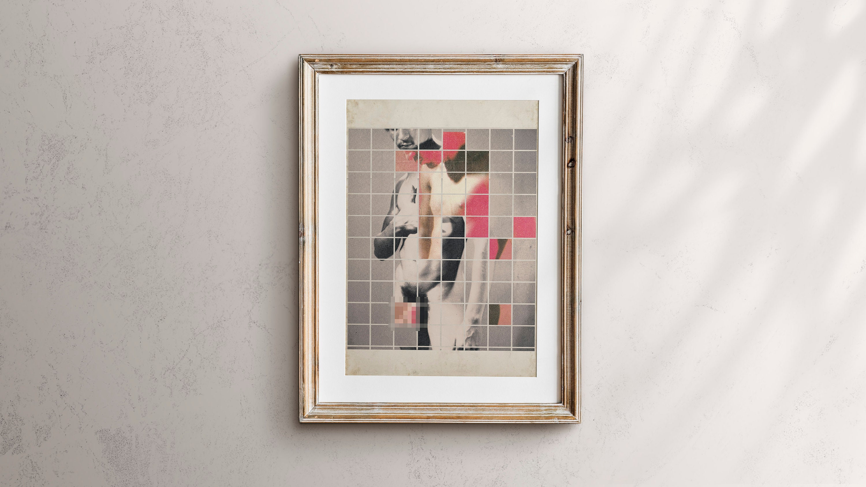 Blocked Queer Collage Art Print - Etsy