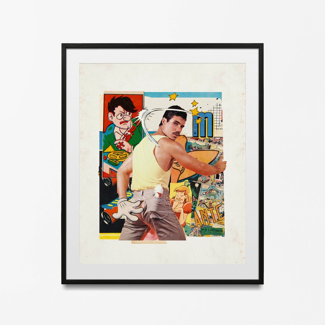 Don't Spray Queer Collage Art Print - Etsy UK