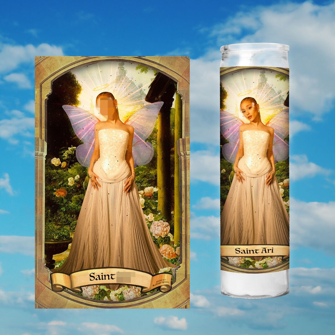 Ari Met Gala 2024 Saint Prayer Votive Parody Candle Digital Art - Etsy ...