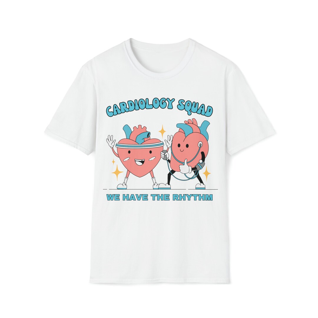 Retro Cardiology Nurse T-shirt Shirt for Cardiologist - Etsy