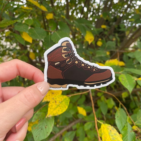 Hiking Boot Stickers - Etsy