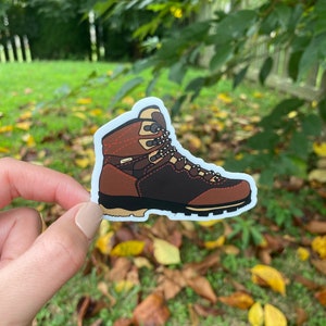 Hiking Stickers Hiking Shoe Sticker Take A Hike Wanderlust Sticker ...