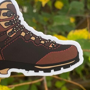 Hiking Stickers Hiking Shoe Sticker Take A Hike - Etsy