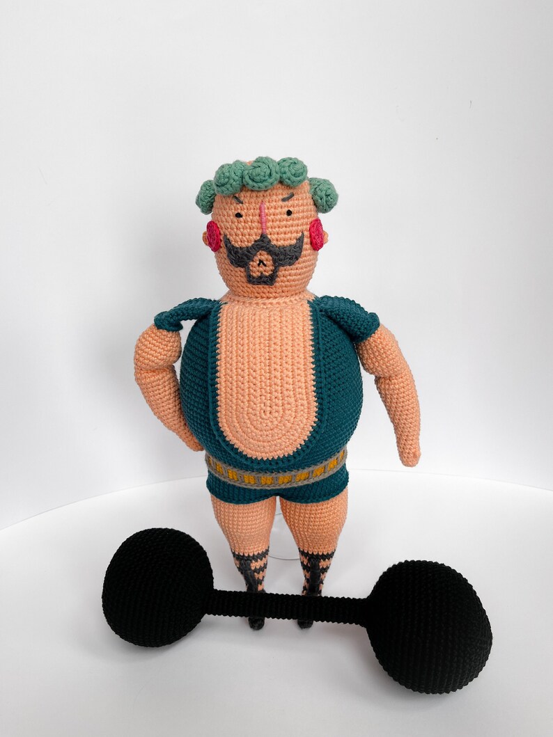 Crochet Pattern - Louis Strongman (PDF File) - Etsy