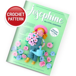 Crochet Pattern - Josephine the Loyal Gardener (PDF File) - Etsy