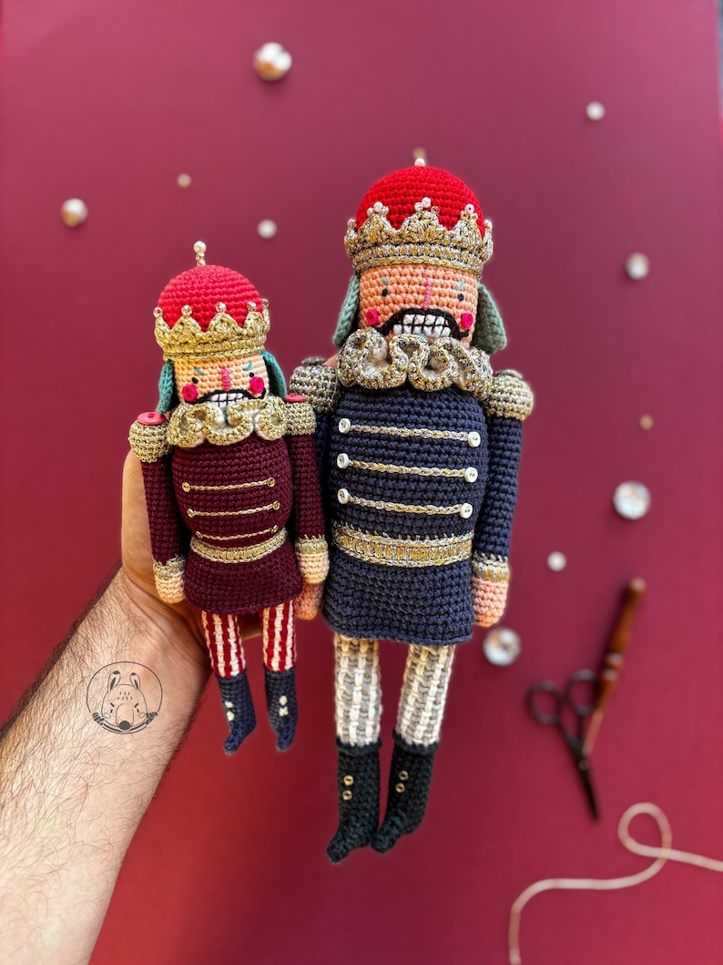 Crochet Pattern - Gunter the Very Merry Nutcracker - Etsy