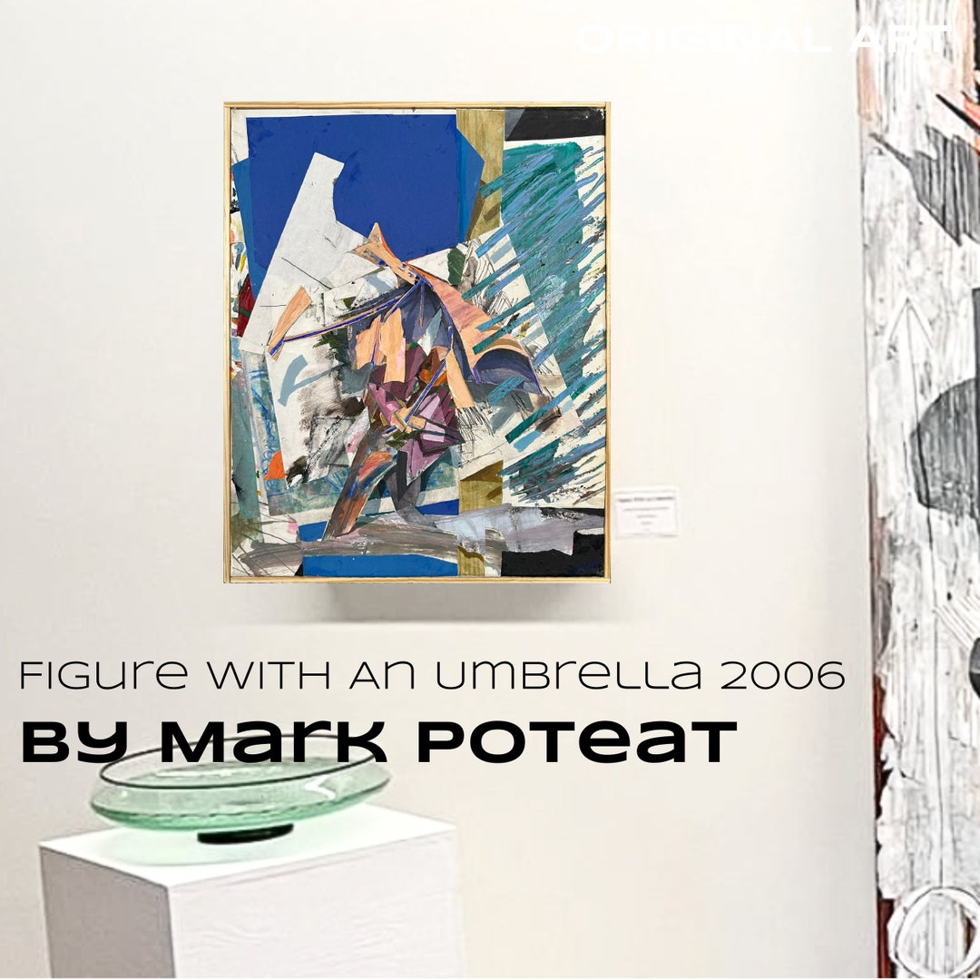 Original Fine Art, Abstract Painting by Mark Poteat Figure With an ...