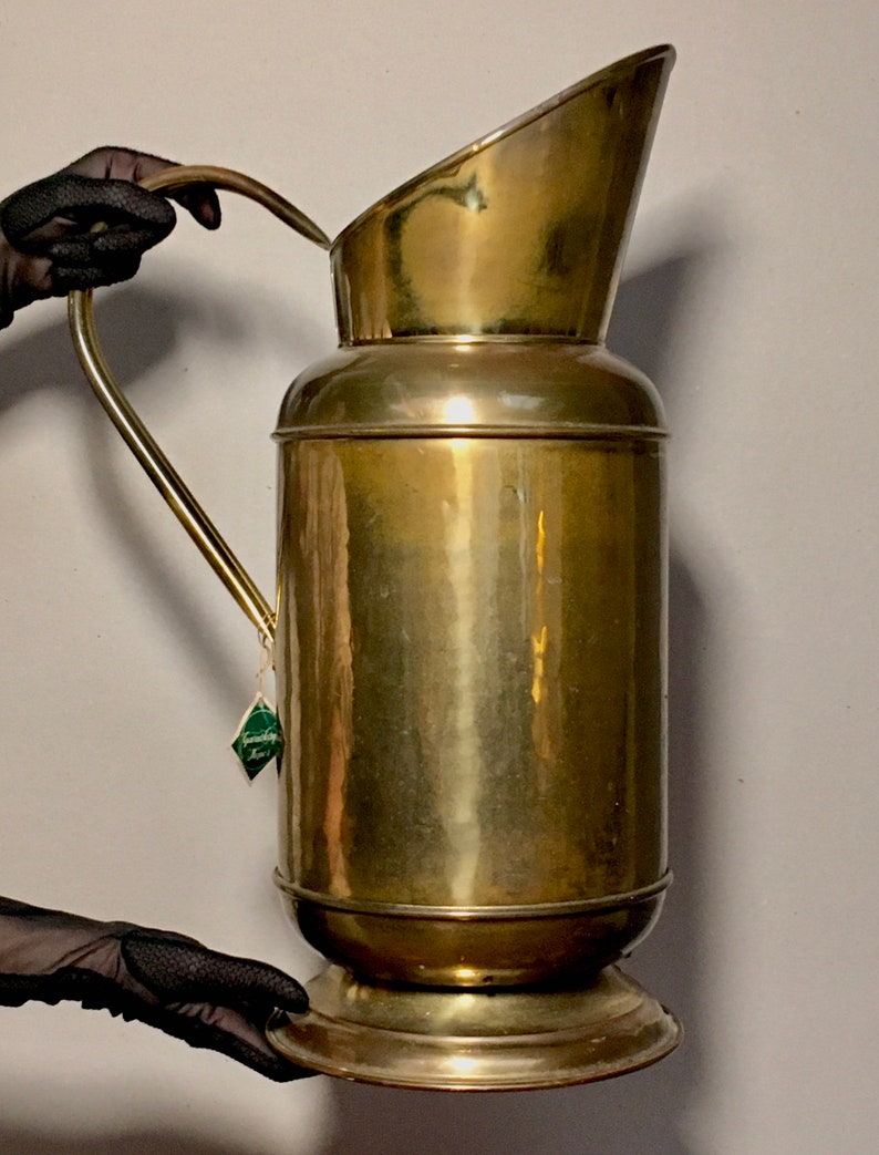 Large Copper Pitcher 21inch Vintage French Flemish Copper Ware, Flowers ...