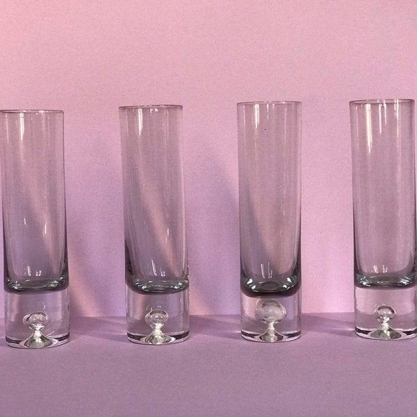 Bubble Glass Bottom Glasses - Etsy
