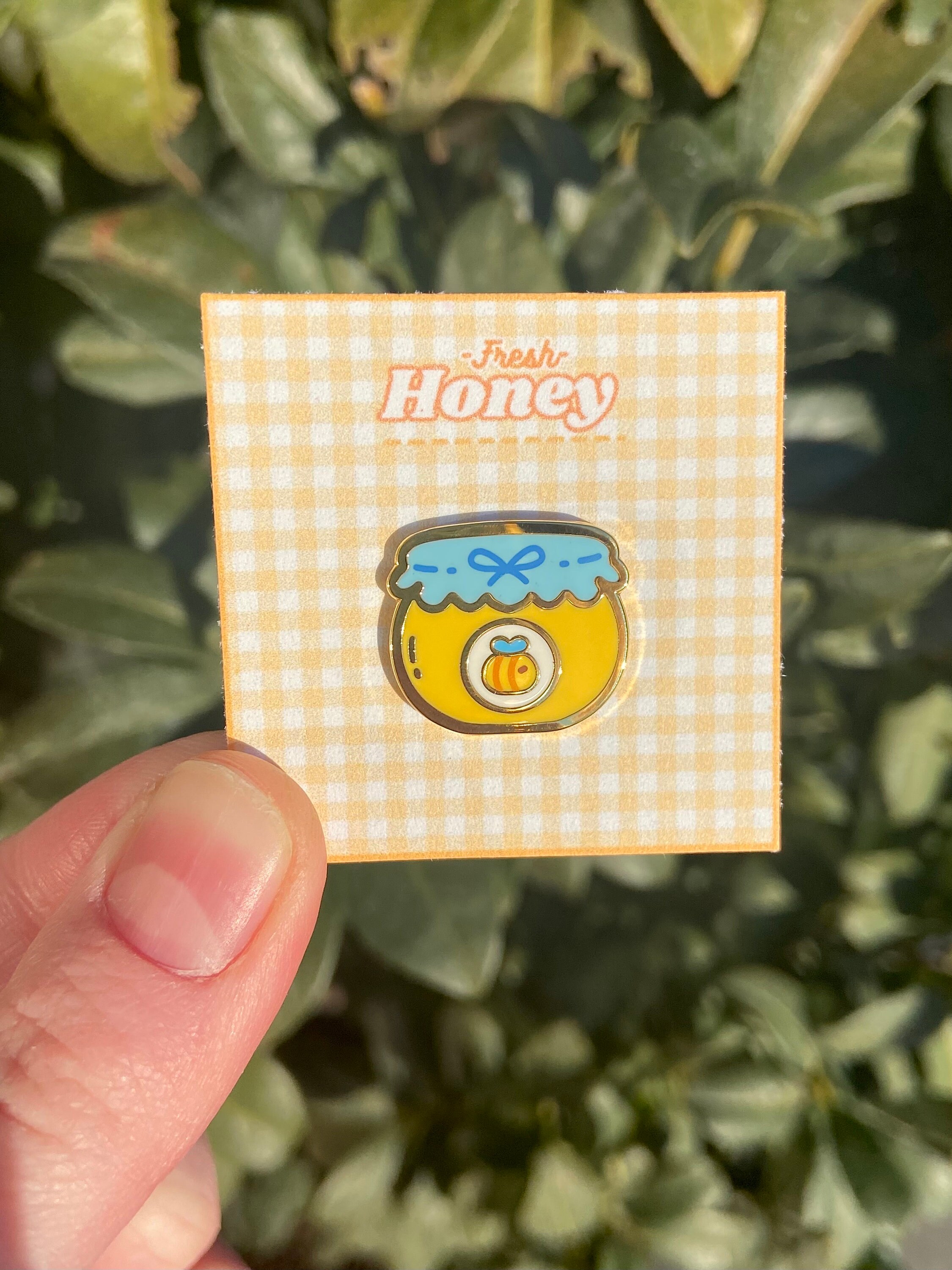 Picnic Pins Bundle, Honey Jar Pin, Oat Milk Pin, Strawberry Milk Pin ...