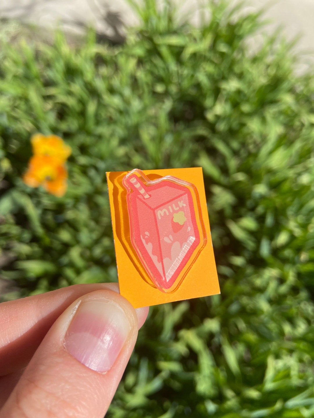 Strawberry Milk Pin, Juice Box Pin, Milk Pin - Etsy