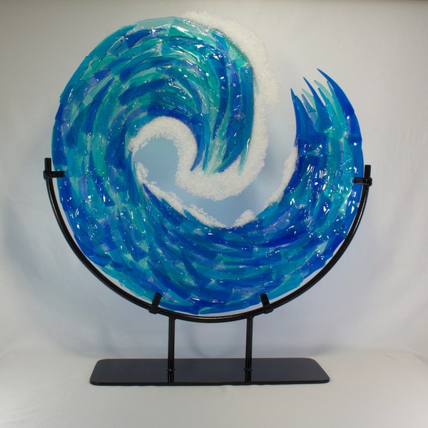 Glass Wave Sculpture - Etsy