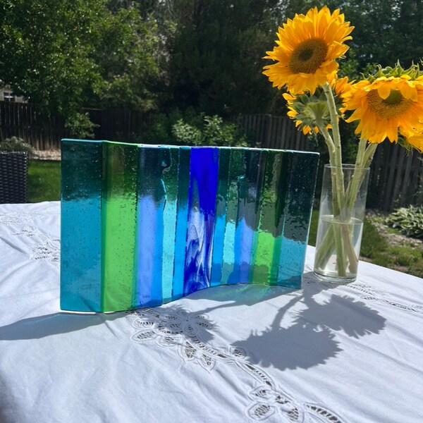 Glass Wave Table - Etsy