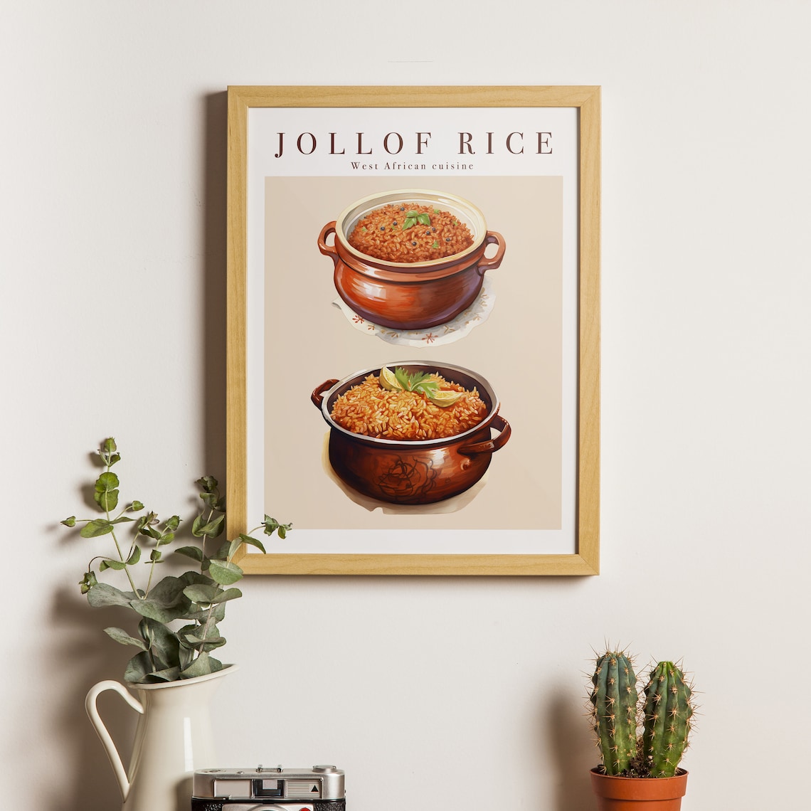 Jollof Rice Poster | World Jollof Rice Day | Digital Food Art Print ...