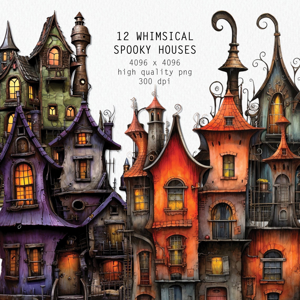 Whimsical Spooky Houses | Halloween Houses | Gothic, Horror ...