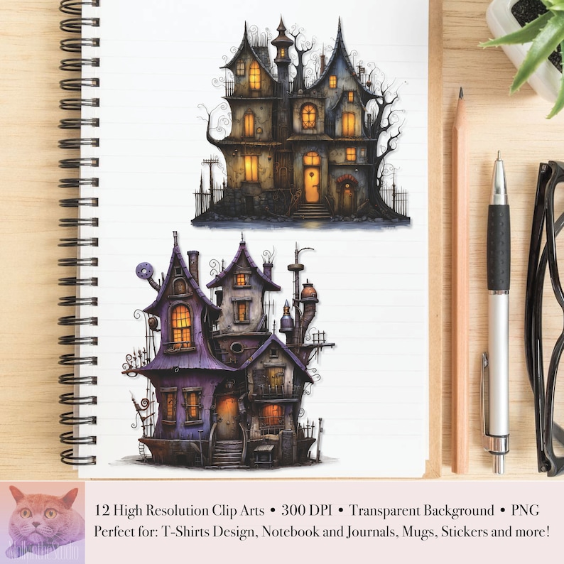 Whimsical Spooky Houses | Halloween Houses | Gothic, Horror ...