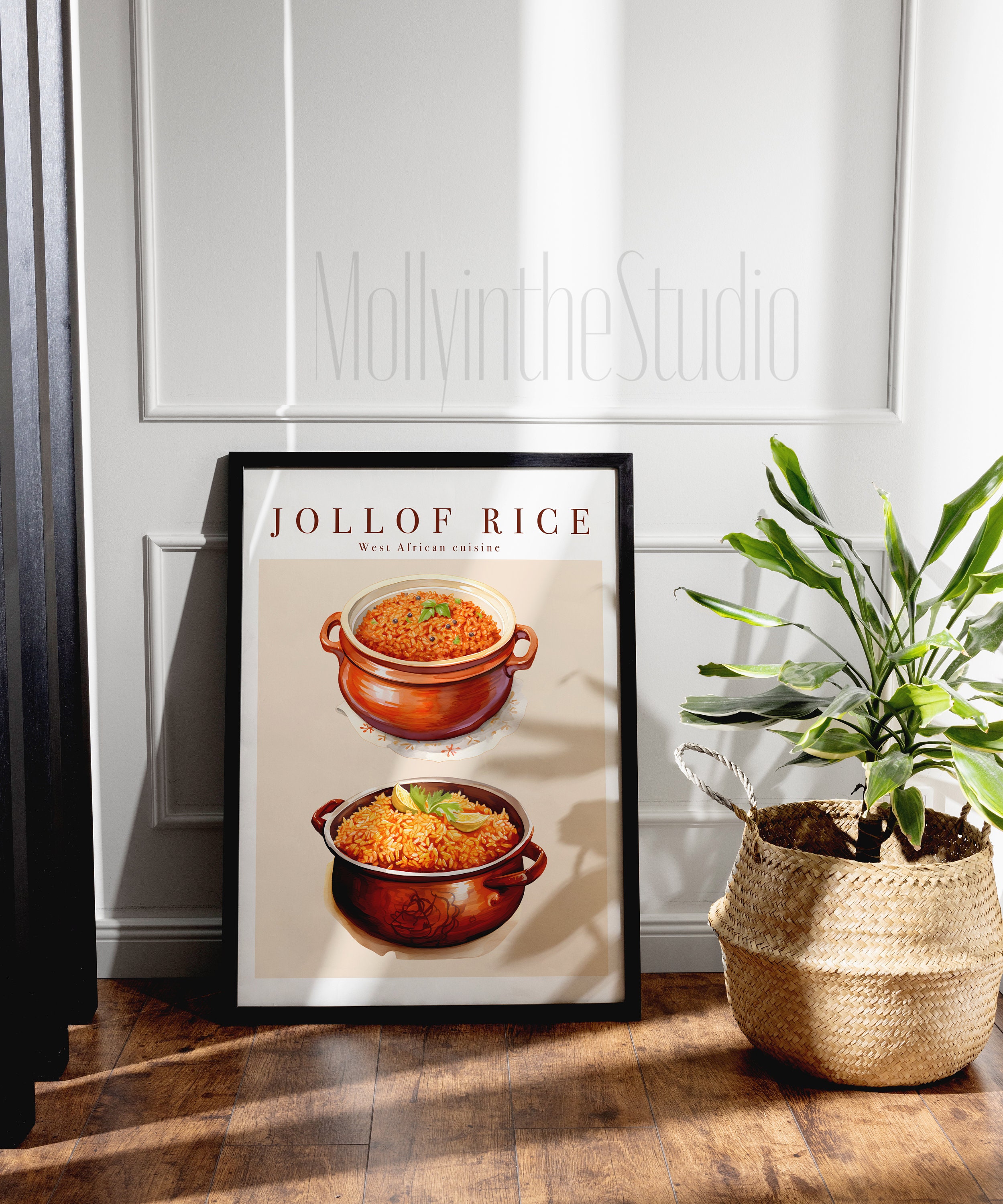 Jollof Rice Poster | World Jollof Rice Day | Digital Food Art Print ...