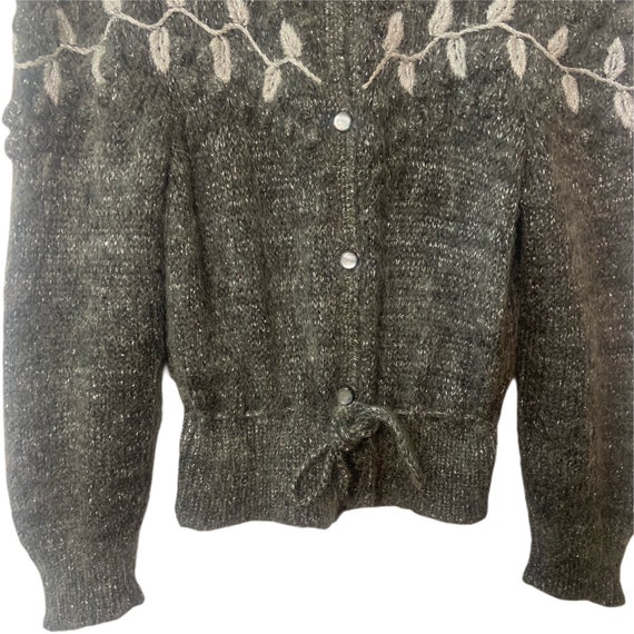 Rare Vintage 60’s Madeline Italian Mohair Blend Gray … - Gem
